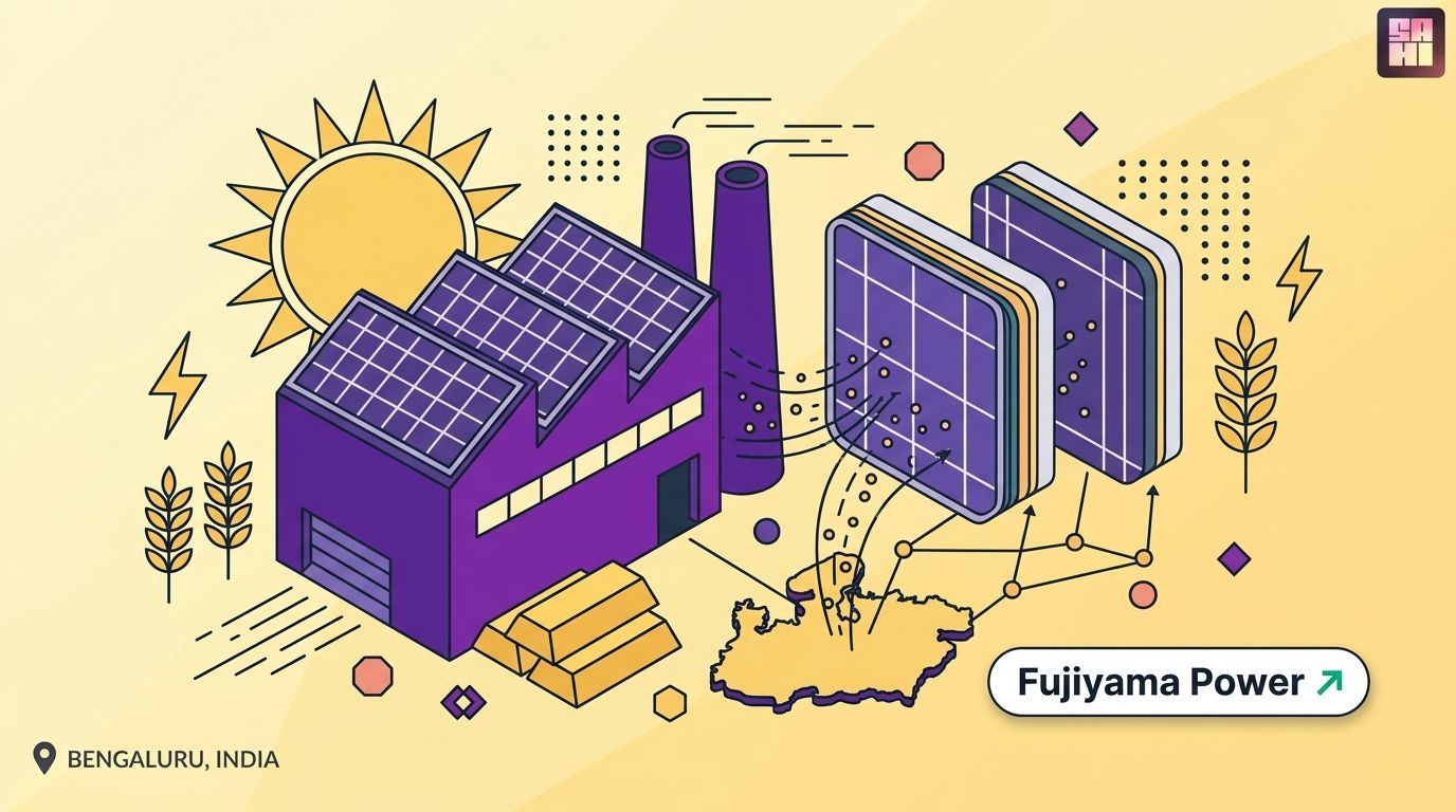 Fujiyama Power invests ₹350 Crore for 1.2 GW TOPCon solar cell factory ...